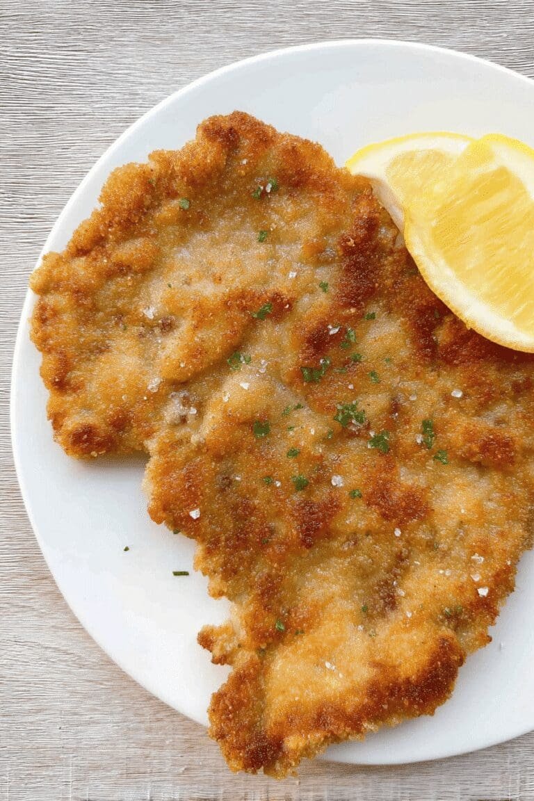 Wiener Schnitzel Recipe with Chili and Steak Shrimp Twist