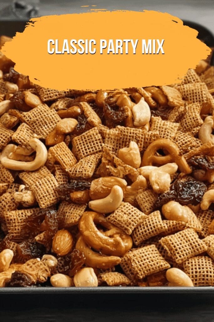 Classic Party Mix Recipe With Savory Crunchy Flavors