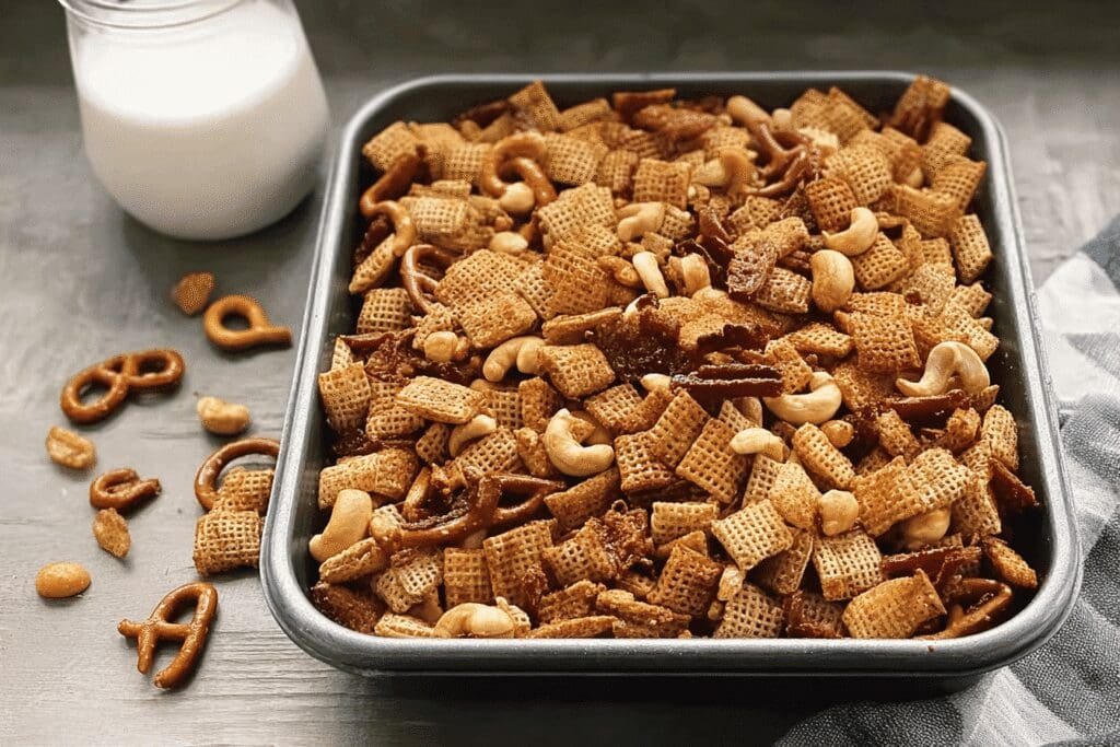Classic Party Mix Recipe With Savory Crunchy Flavors